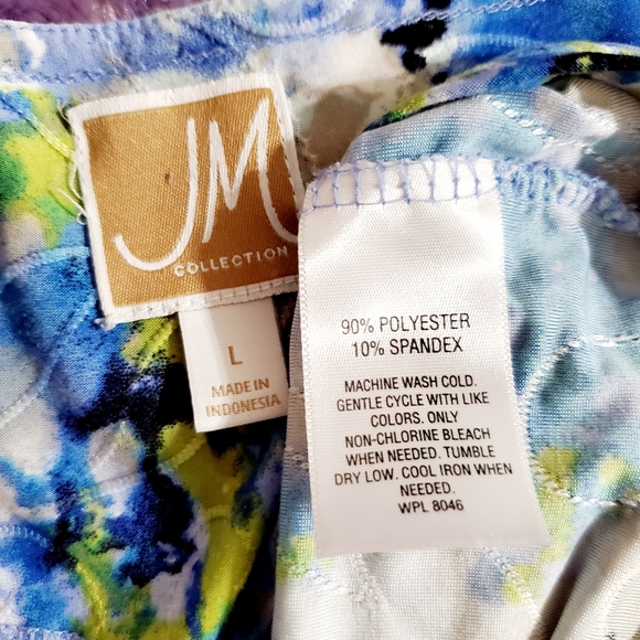 JM Collection | Tops | Jm Collectionabstract Floral Printsslarge | Poshmark